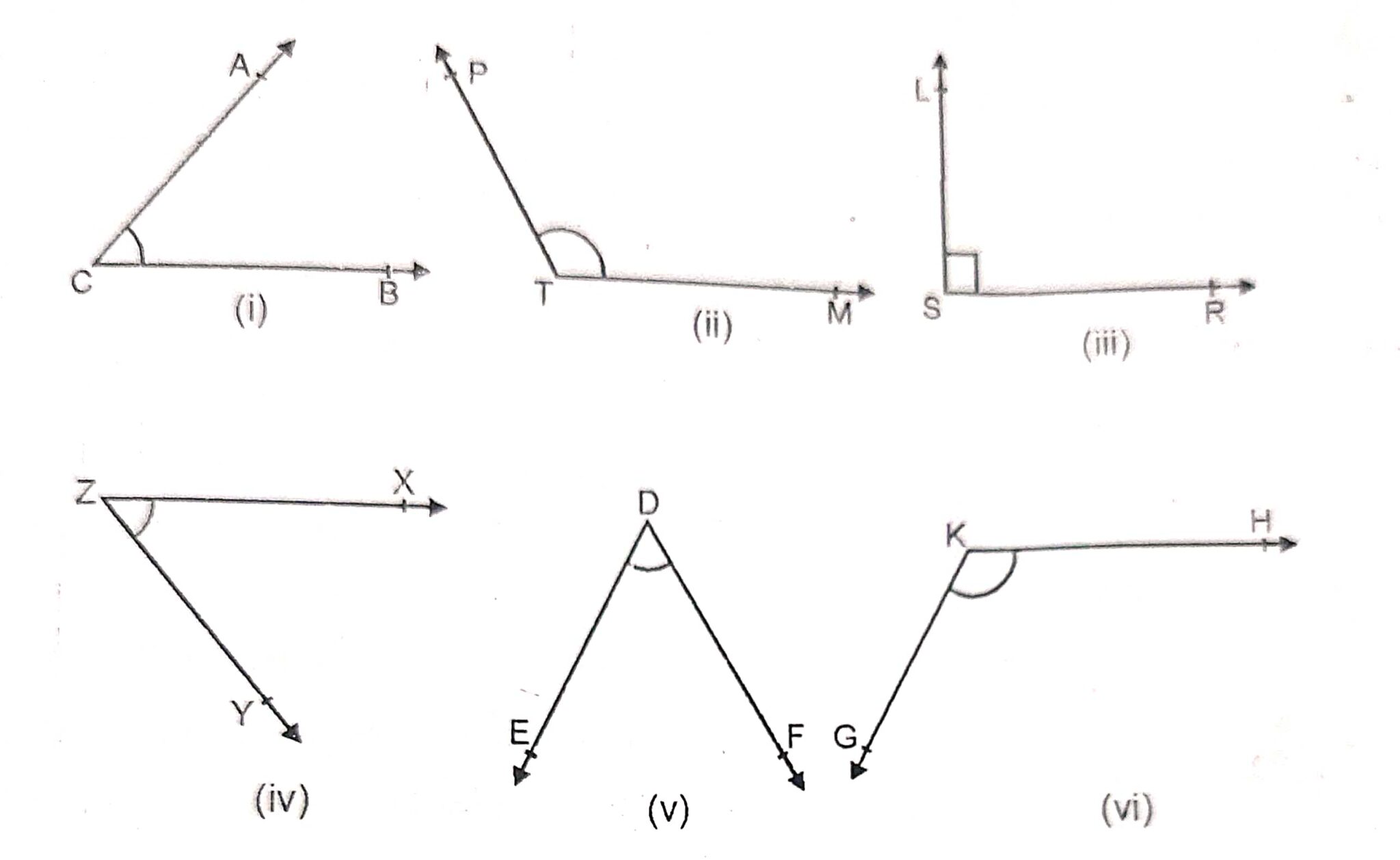 Angles Class-6 RS Aggarwal ICSE Maths Goyal Brother Prakashan - ICSEHELP