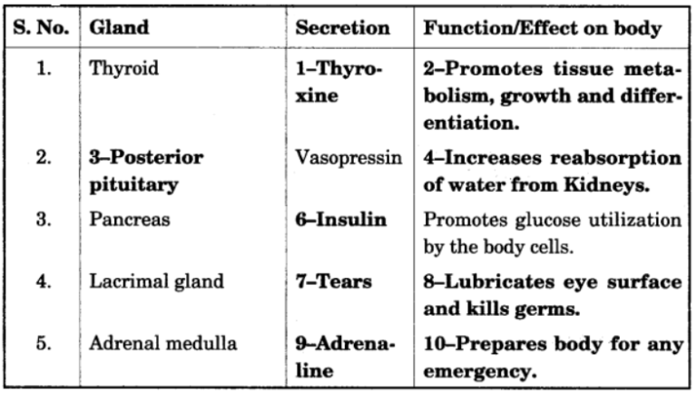 Endocrine System Class-10 Long and Structured Goyal Brothers ICSE ...