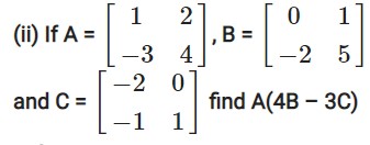 ML Aggarwal Matrices Ch-Test Class 10 ICSE Maths Solutions Ch-8 - ICSEHELP