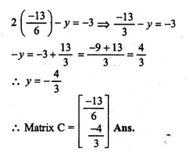 ML Aggarwal Matrices Exe-8.3 Class 10 ICSE Maths Solutions - ICSEHELP