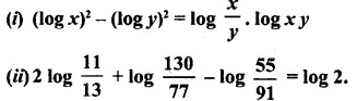 ML Aggarwal Logarithms Chapter Test Class 9 ICSE Maths Solutions - ICSEHELP