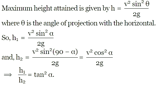 Motion in Plane Numerical on Projectile Motion Class 11 Nootan ISC ...