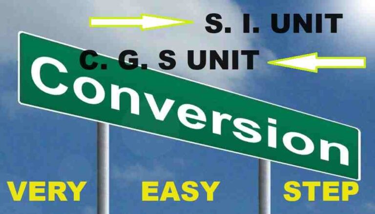 Dimensional Analysis Numerical on Conversion of Units Class 11 ISC ...