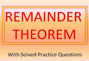 Remainder and Factor Theorem Class 10 RS Aggarwal Exe-8A Goyal Brothers ...
