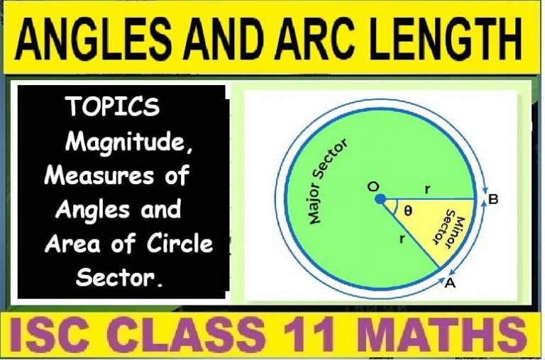 Angles and Arc Lengths Class 11 OP Malhotra Exe-3A ISC Maths Solutions ...