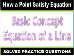 Equation of a Line Exe-14A Class-10 Concise ICSE Maths Solution - ICSEHELP