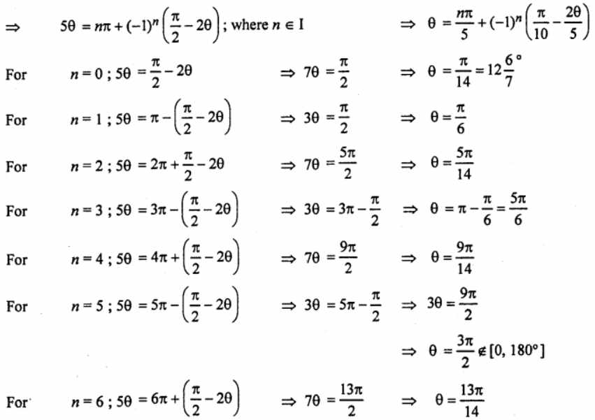 Trigonometric Equations Class 11 OP Malhotra Exe-6A ISC Maths Solutions ...