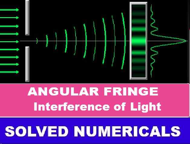 Angular Fringe Width Numerical Class-12 Nootan ISC Physics Solution ...