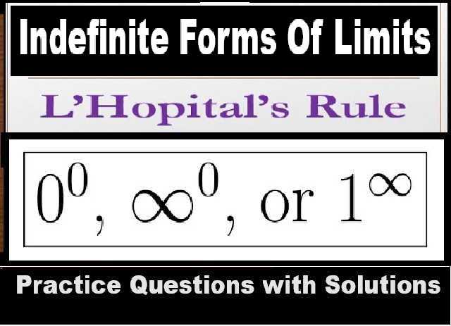 Indeterminate Forms Of Limits Class 12 OP Malhotra Exe-9B Maths ...