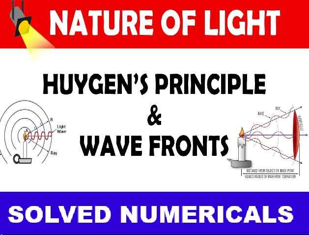 Reflection And Refraction Of Light Waves Numerical Class 12 Nootan Isc Physics Solution Icsehelp