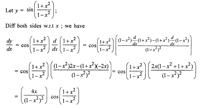 Differentiation Class 12 OP Malhotra Exe 8C ISC Maths Solutions - ICSEHELP