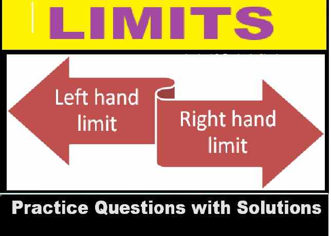 Limits Class 11 OP Malhotra Exe- 18A ISC Maths Solutions - ICSEHELP
