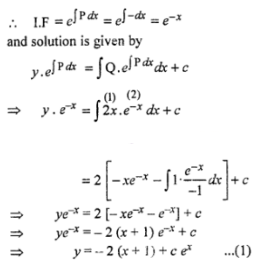 Differential Equations Class 12 OP Malhotra Exe-17G ISC Maths Solutions - ICSEHELP