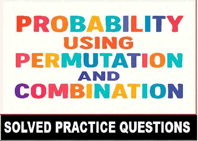 Probability Class 11 OP Malhotra Exe-22D ISC Maths Solutions - ICSEHELP