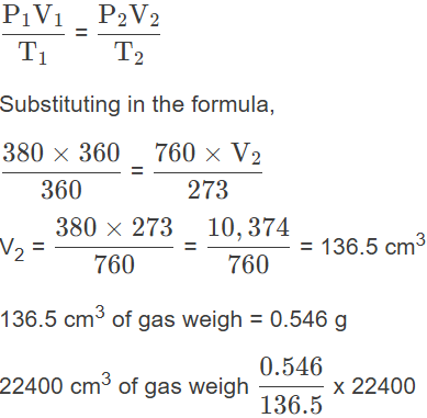 Mole Concept And Stoichiometry Numerical Ans Concise Class-10 ICSE Chemistry Selina Solutions ...