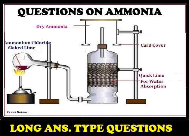 Ammonia Long Ans Concise Class-10 ICSE Chemistry Selina Solutions ...