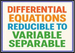 Differential Equations Reducible to Variable Separable Class 12 OP Malhotra Exe-17D ISC Maths ...