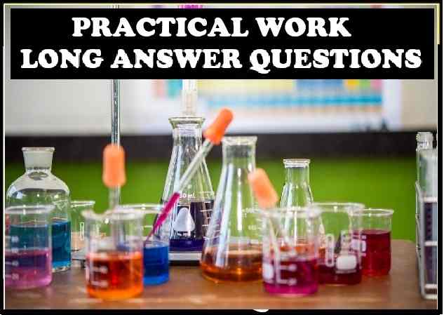 Practical Work Long Ans Class-10 Concise ICSE Chemistry Selina ...