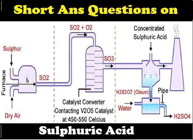 Sulphuric Acid Short Ans Concise Class-10 ICSE Chemistry Selina ...
