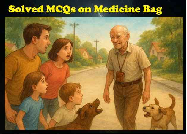 The Medicine Bag MCQs: ISC Class 12 English Prism Work Book Solutions ...