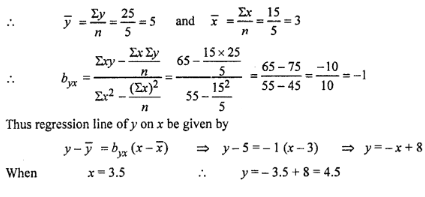 Linear Regression Class 12 OP Malhotra Exe-27A ISC Maths Solutions ...