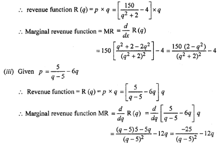 Average and Marginal Revenue Class 12 OP Malhotra Exe-26C ISC Maths ...
