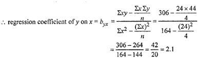 Linear Regression Class 12 OP Malhotra Exe-27A ISC Maths Solutions ...