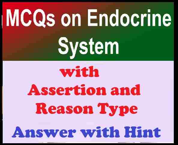 MCQs on Endocrine System Class 10 Concise ICSE Biology Selina Solutions ...