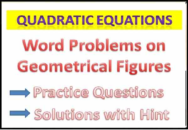 Word Problems on Geometrical Figures Class 10 Concise Exe-6B ICSE Maths ...