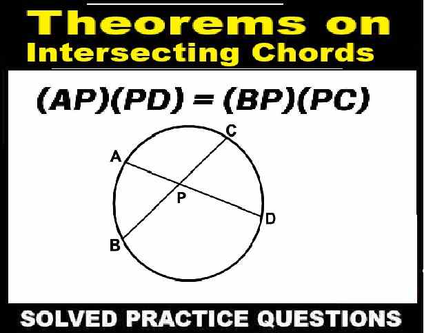 Theorems on Intersecting Chords Class 10 Concise Exe-18B ICSE Maths ...