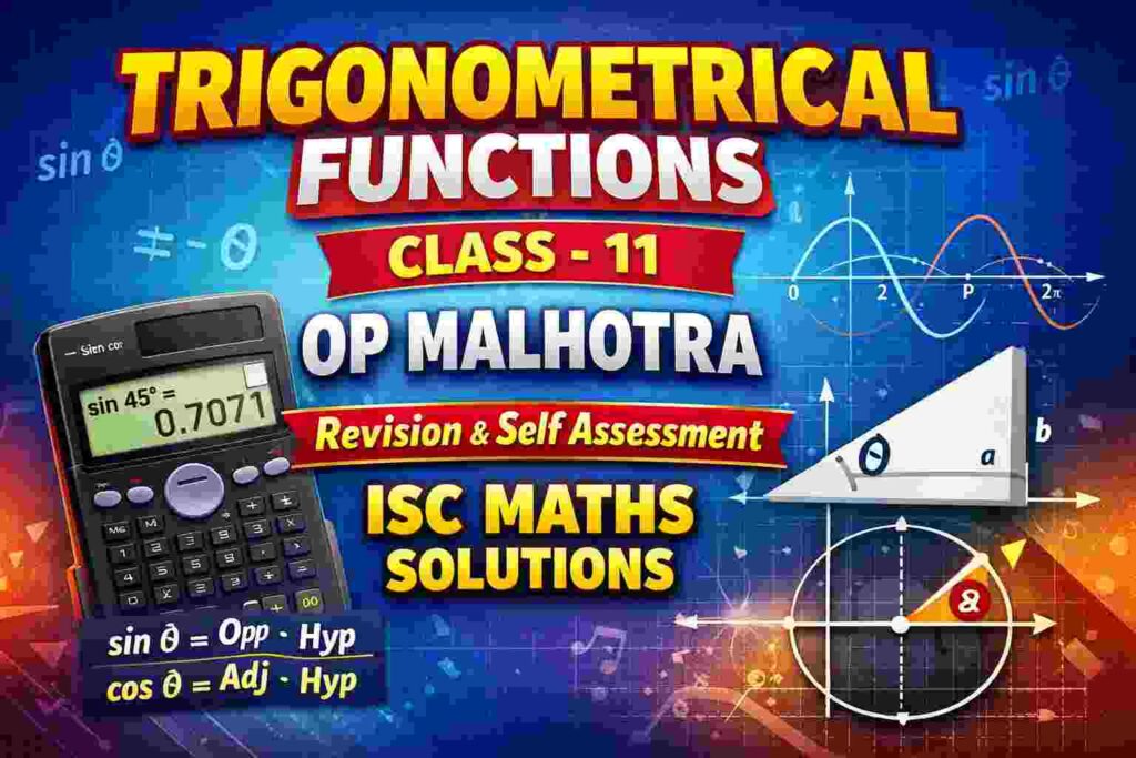 Very Short Answer on Trigonometrical Functions Class-11 OP Malhotra Exe ...