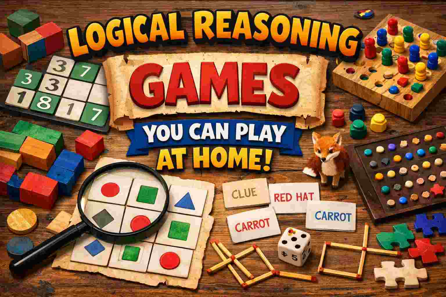 Logical Reasoning Games You Can Play at Home - ICSEHELP
