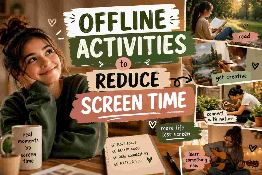 Offline Activities to Reduce Screen Time - ICSEHELP