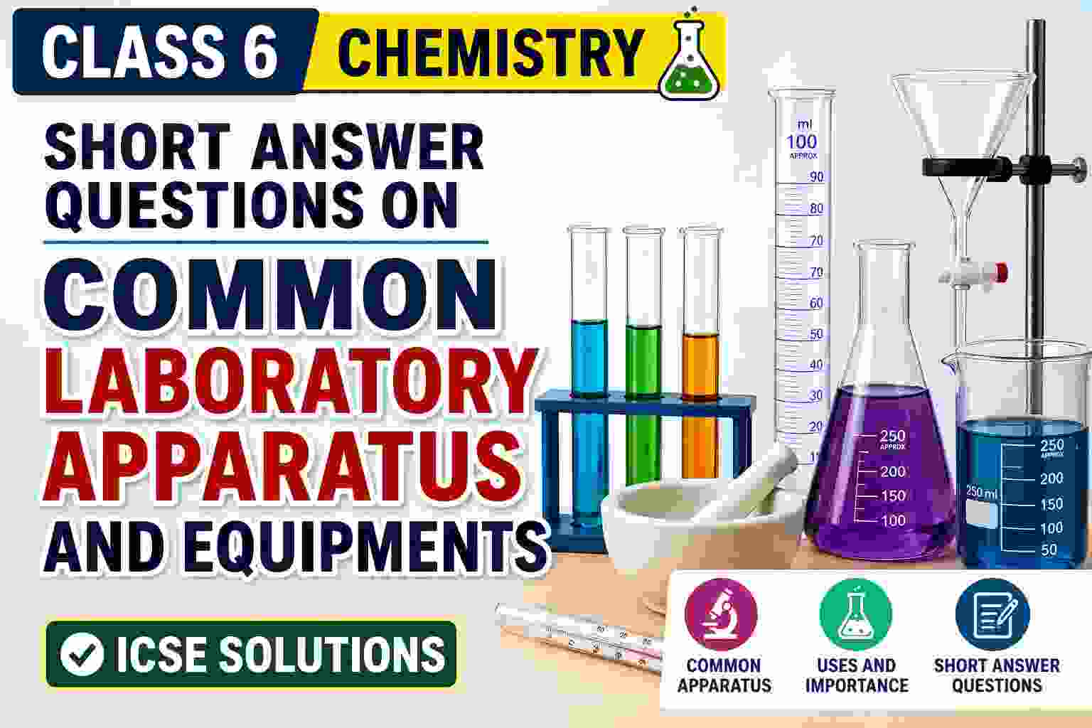Short Answer Questions on Common Laboratory Apparatus and Equipments ...