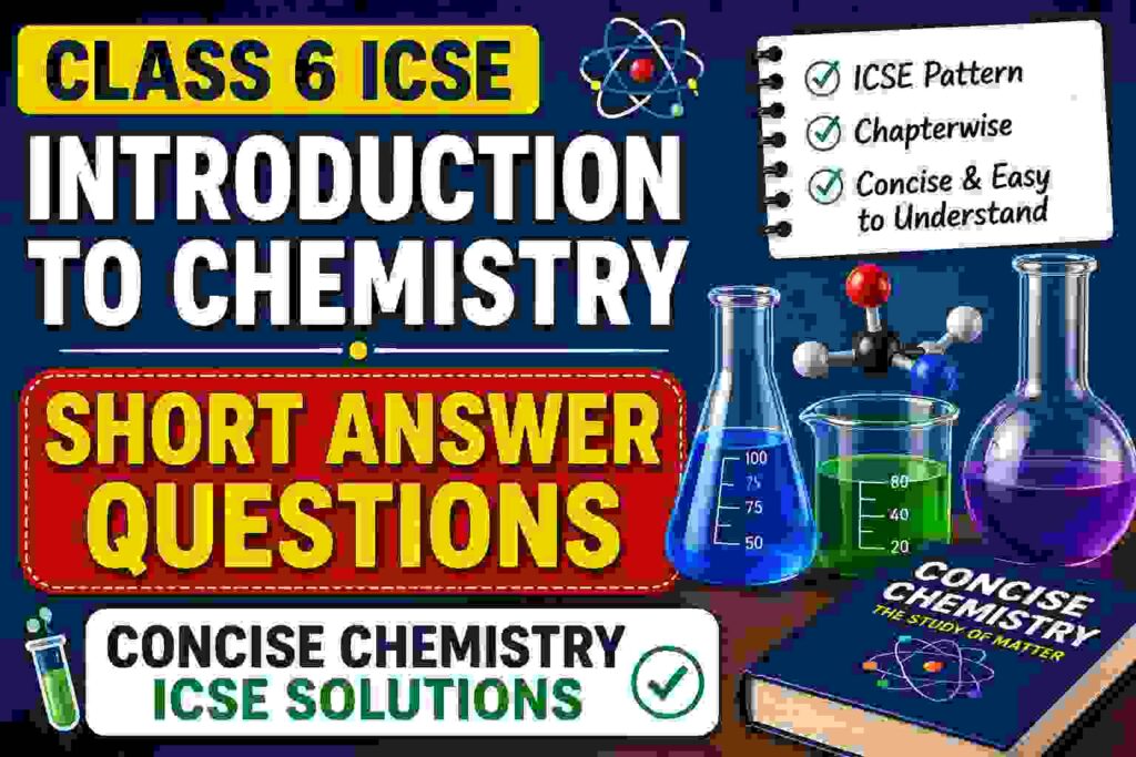 Short Answer Questions on Introduction to Chemistry Class 6 Concise ...